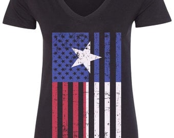 Texas flag shirt | Etsy