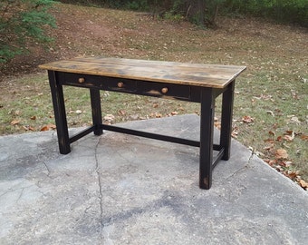 Barnwood desk | Etsy