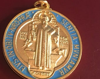 Sentia Mvniamvr Medal of St. Benedict Pendant Charm