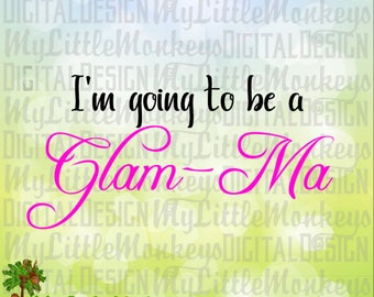 Glamma svg | Etsy