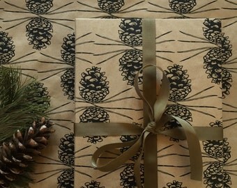 Screen Printed Linens and Wrapping Paper by BonnieKayeStudio