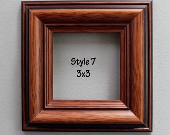 Brown wood frame | Etsy