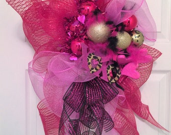 Deco mesh garland | Etsy