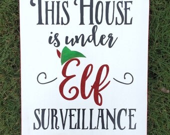Elf sign | Etsy