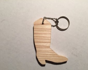 Cowboy boot keychain | Etsy