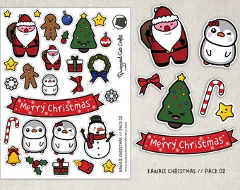 Kawaii christmas | Etsy