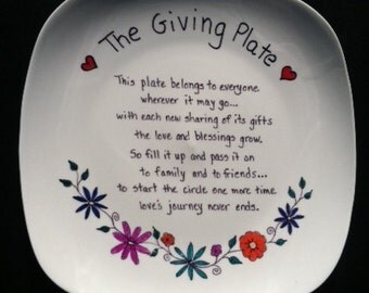 Giving plate | Etsy