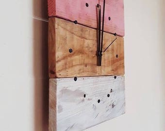 Rustic wall clock | Etsy