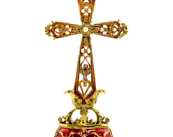 Items similar to Standing Cross, assemblage on Etsy