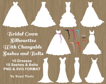 Wedding dress svg | Etsy