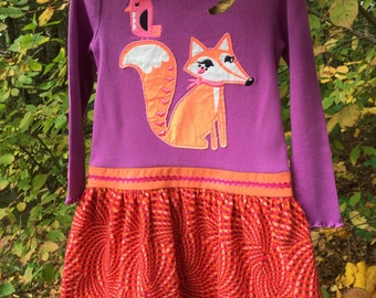 Fox print dress | Etsy