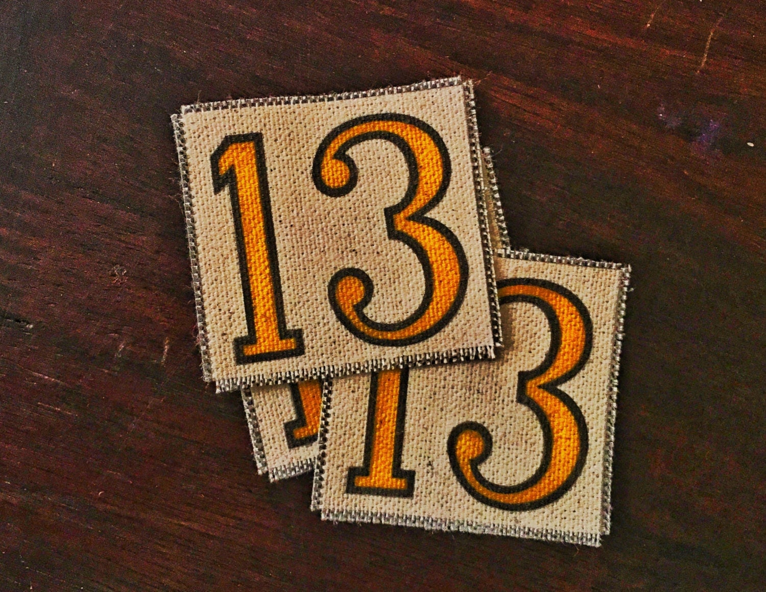 Lucky 13 Canvas Patch