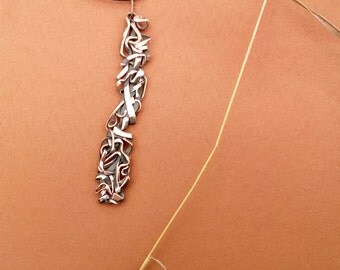 Wire woven pendant | Etsy