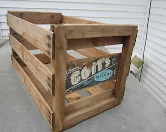 Rustic toy box | Etsy