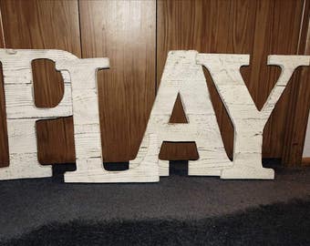 Play letters | Etsy