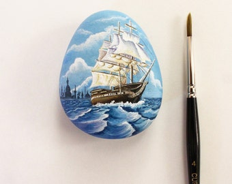 Ship painting | Etsy