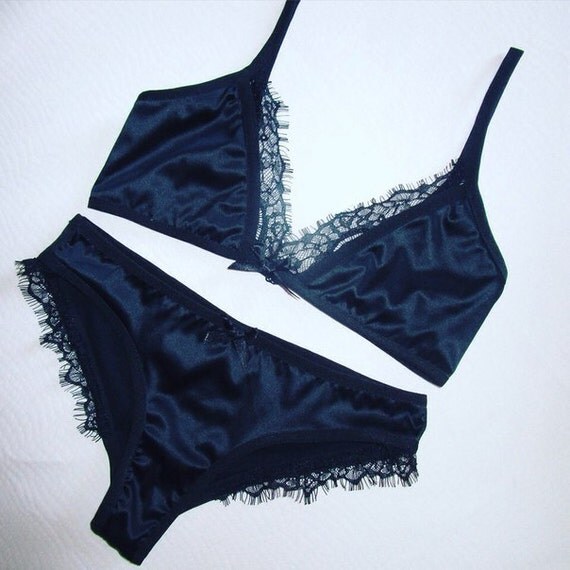 Satin Set Sexy Lingerie Lace Bralette Lingerie Harness