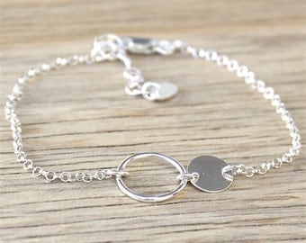 Chain ring bracelet | Etsy