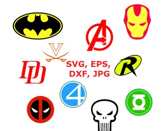 Superhero svg | Etsy