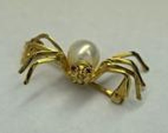 Items similar to Vintage Rhinestone Spider Pin \/ Brooch on Etsy