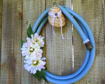 Garden hose wreath | Etsy