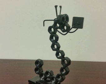 Nut bolt sculpture | Etsy