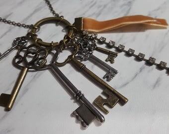 Key jewelry | Etsy