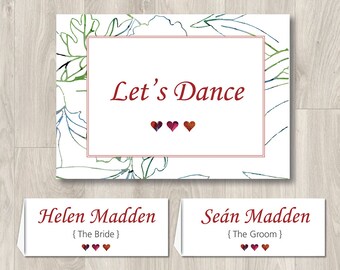 Table name signs | Etsy