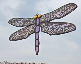 Dragonfly suncatcher | Etsy
