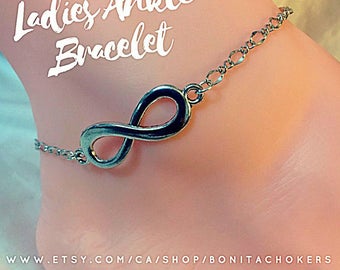 Infinity Ankle Bracelet Multi Chain Anklet body jewelry