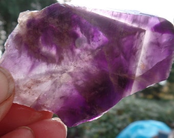 Primo Brenda Red plume Agate rough rock slice by gemrockshop