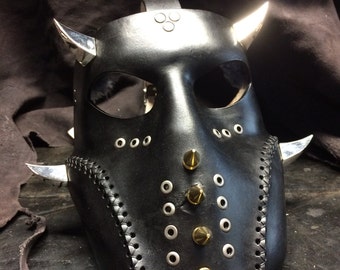 Horned mask | Etsy