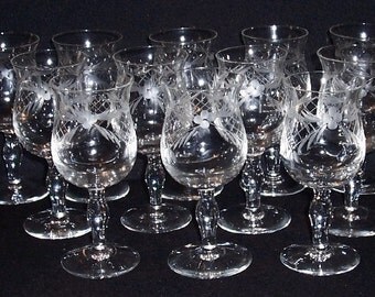 Unique tulip wine glasses related items | Etsy