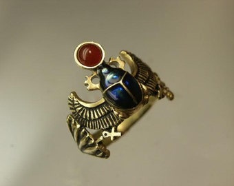 Scarab ring | Etsy
