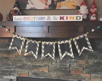 Chalkboard banners | Etsy
