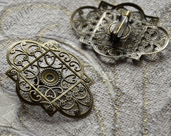 Filigree brooch | Etsy