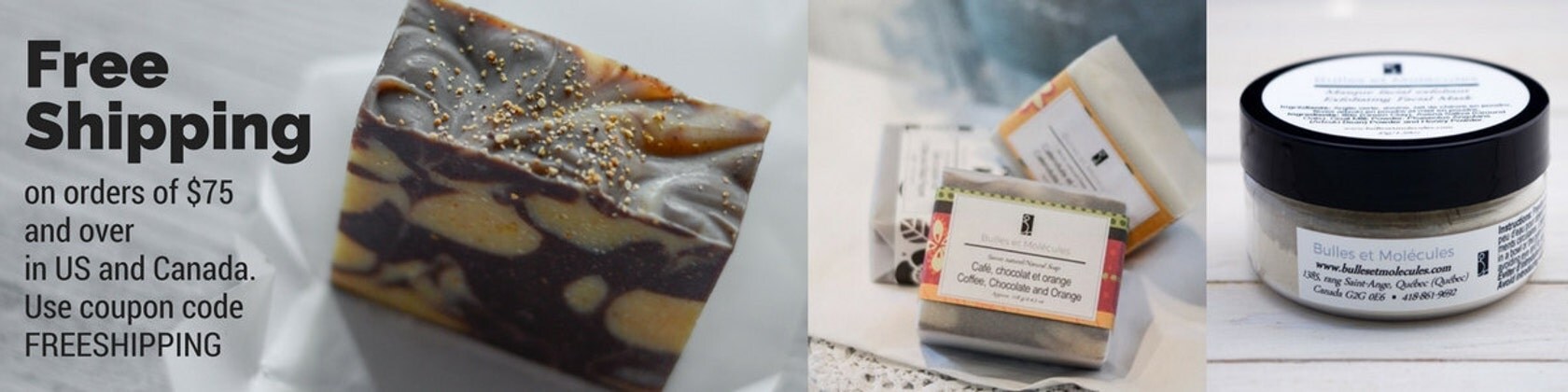 Handcrafted soaps and bath product good for by BullesetMolecules