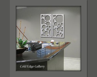 Office Metal Wall Art Abstract Corporate Sculpture Modern