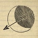 Arrow Through the Moon Graphic Digital by VintageRetroAntique