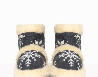 Sweater slippers | Etsy