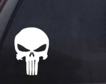 Punisher car decal | Etsy