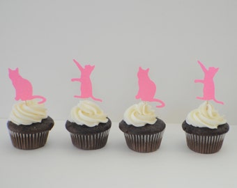 Cat cake toppers | Etsy