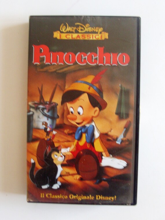Items similar to Pinocchio Walt Disney VHS Collectible Movie 1997 ...