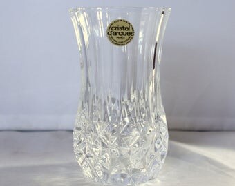 French crystal vase | Etsy