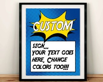 Custom comic book | Etsy