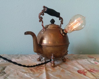 Teapot lamp | Etsy