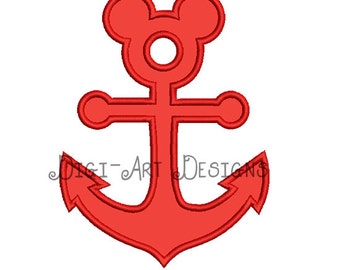 Unique mickey anchor related items | Etsy