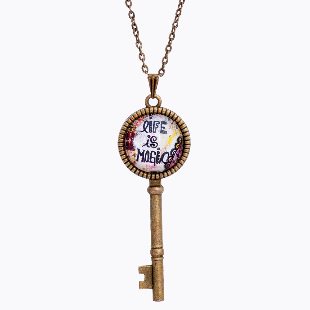 Magic Necklace Skeleton Key Necklace Inspirational