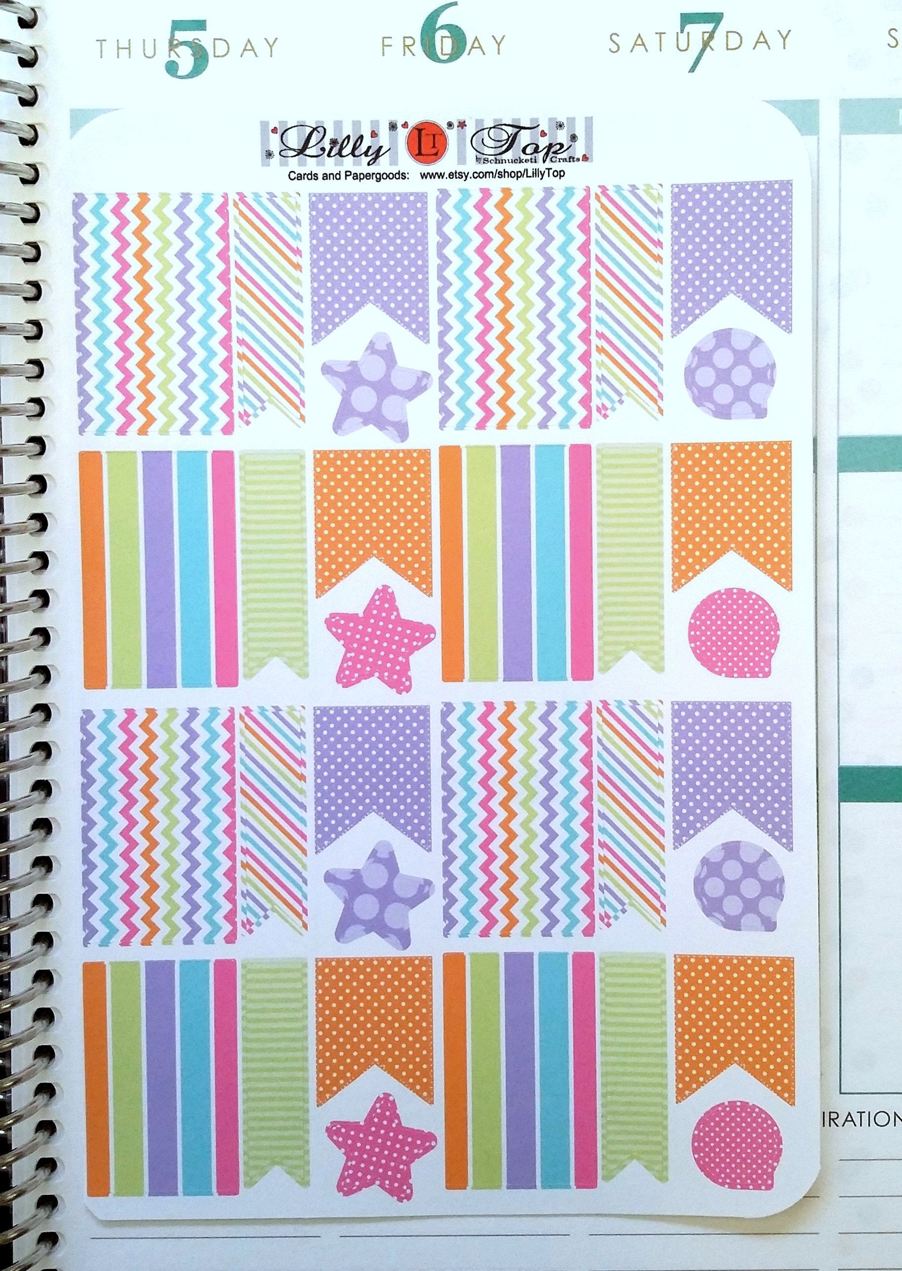 Organizing Stickers Mega Bundle Chevron Stripes and Dots