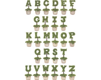 Plant alphabet | Etsy